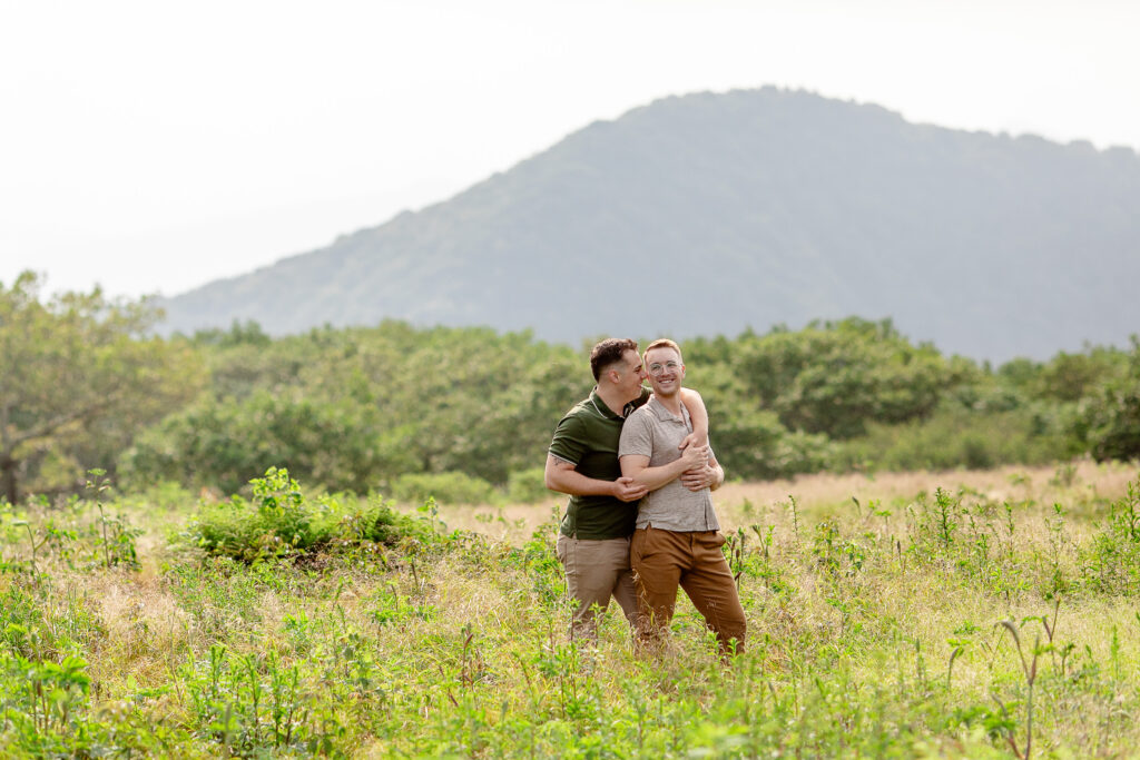 Alex and Ryan Fun Engagement Session at Craggy Gardens | Sean Szitas ...
